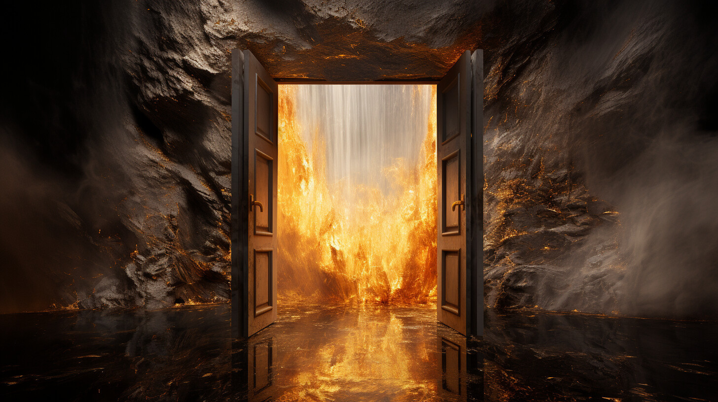 ArtStation - A Door Open Into Reality - AI-generated art