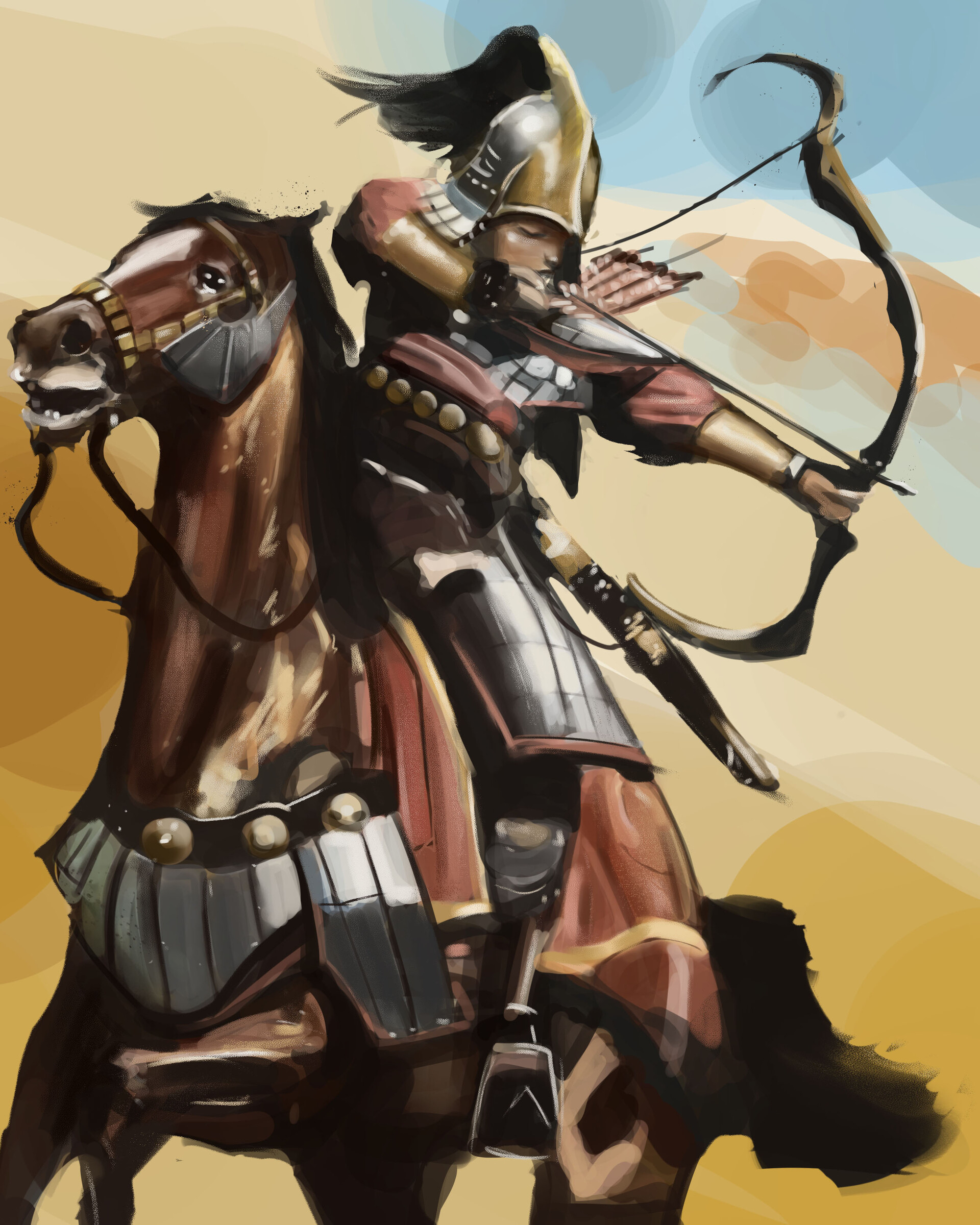 ArtStation - Turkish Horse Archer