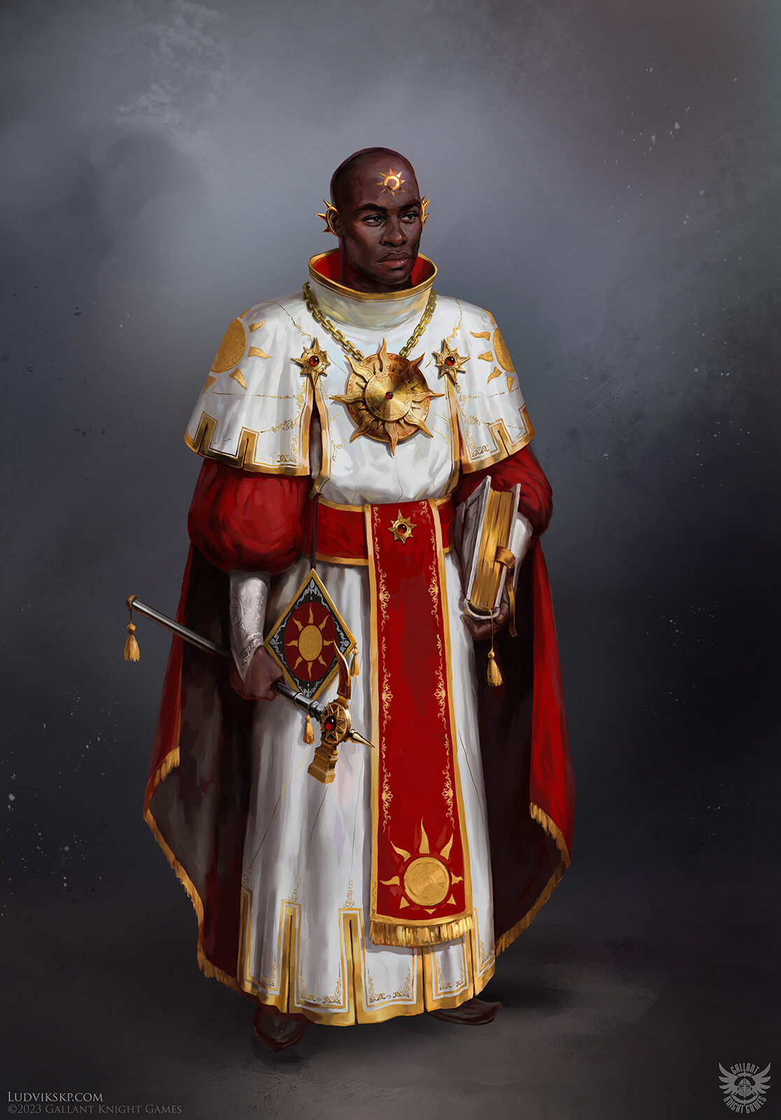 Sun Priest by Ludvik Skopalik : r/ImaginaryClerics