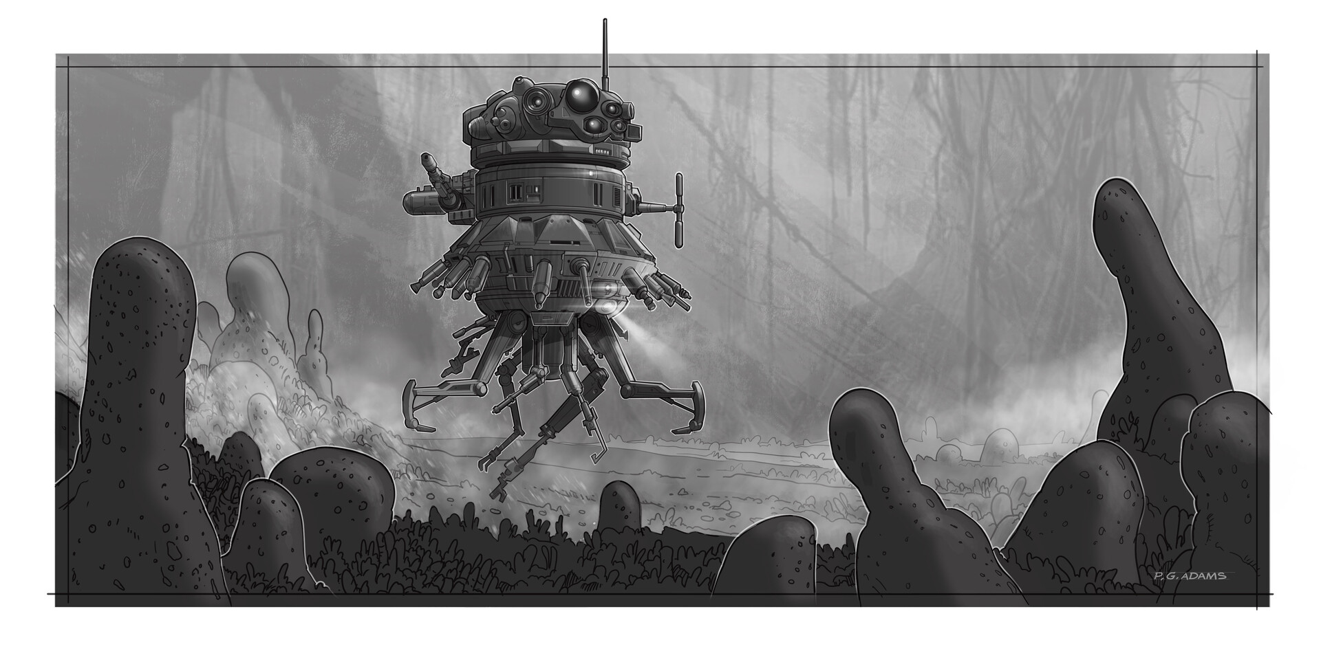 ArtStation - Star Wars : Probe Droid 2