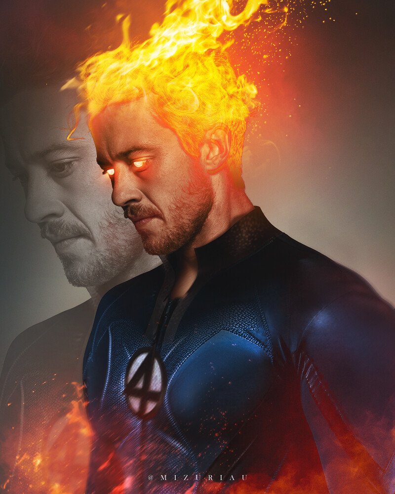 ArtStation - Joseph Quinn as The Human Torch