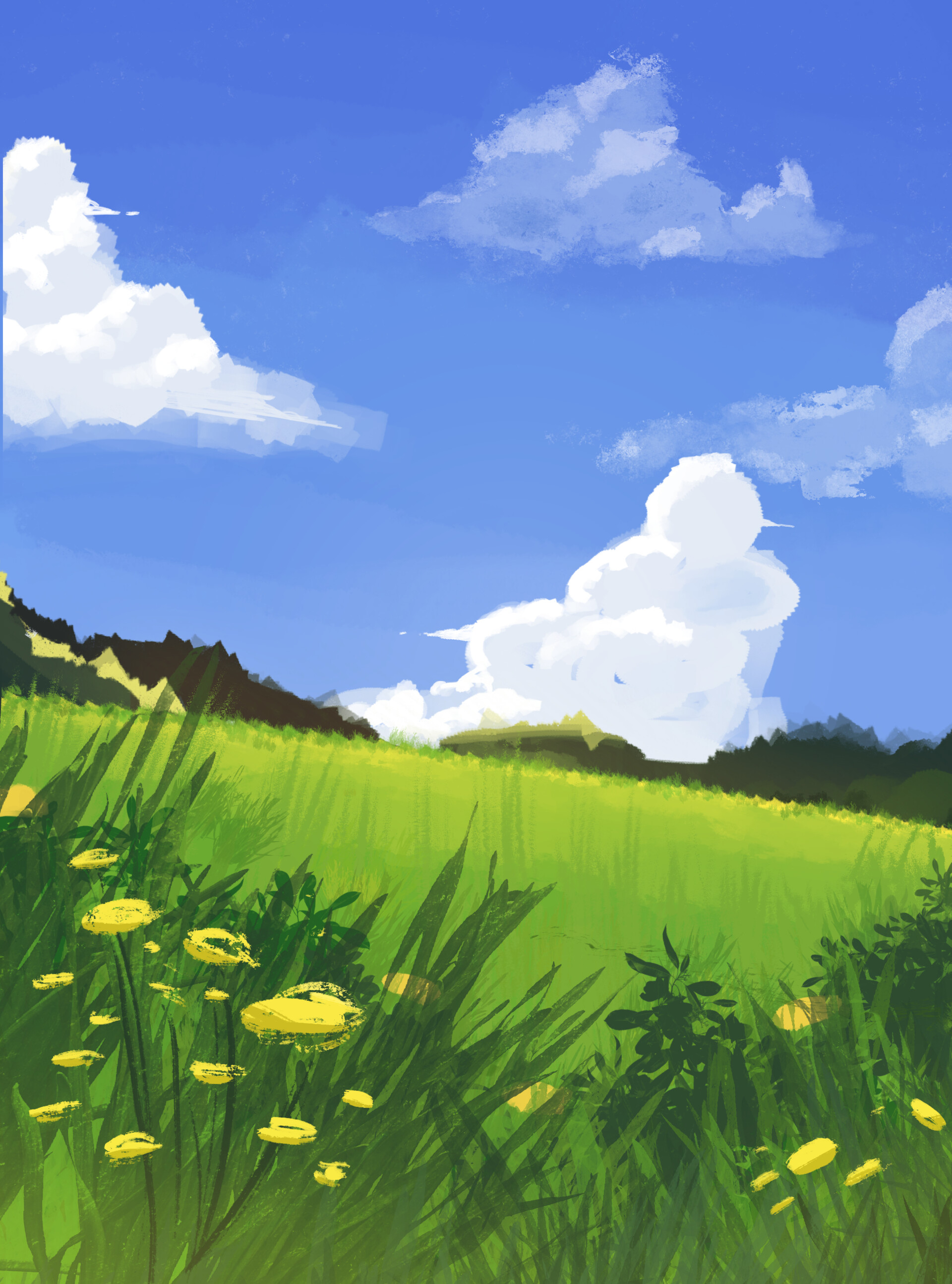 ArtStation - Backgrounds practice #1