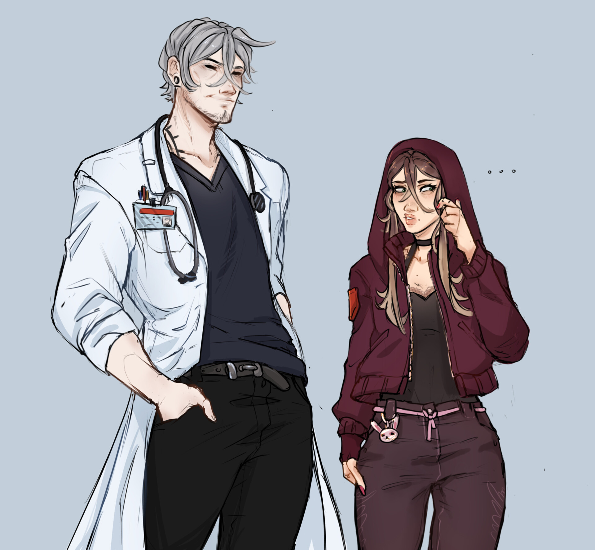 ArtStation - Cherry in Therapy [1 Concept+1 Sketch]