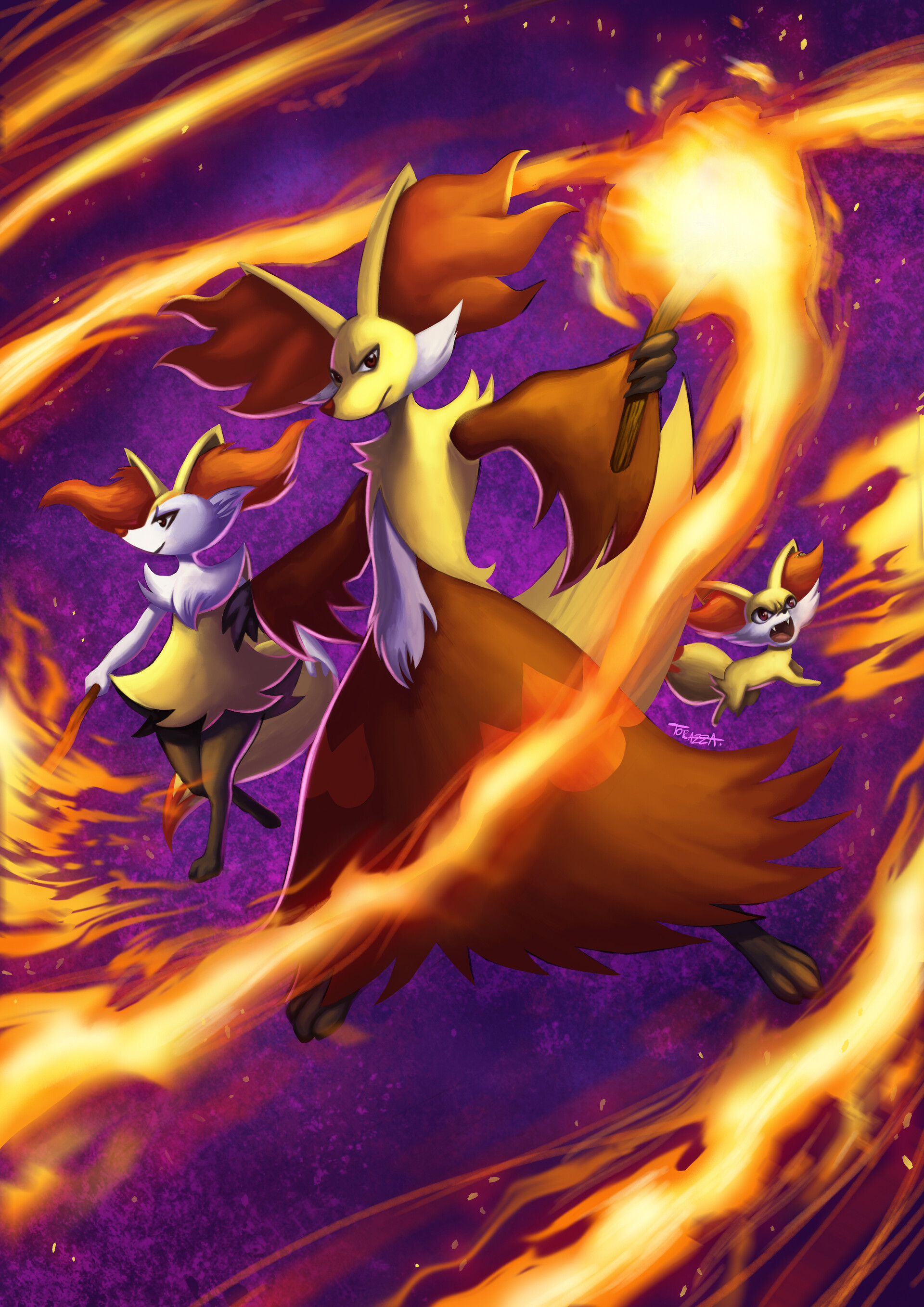 Delphox Pokemon Wallpaper