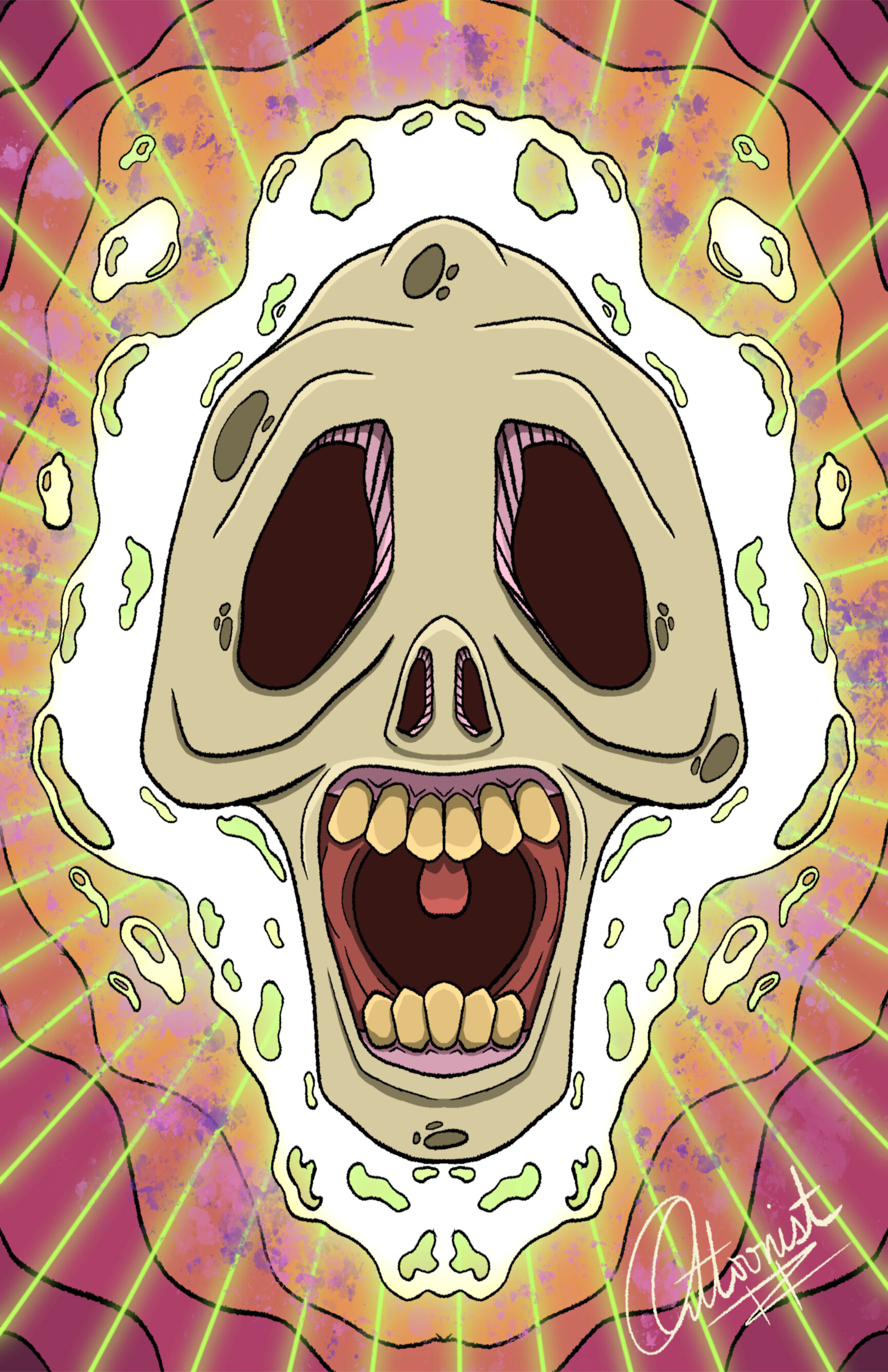 ArtStation - Ghost Skull