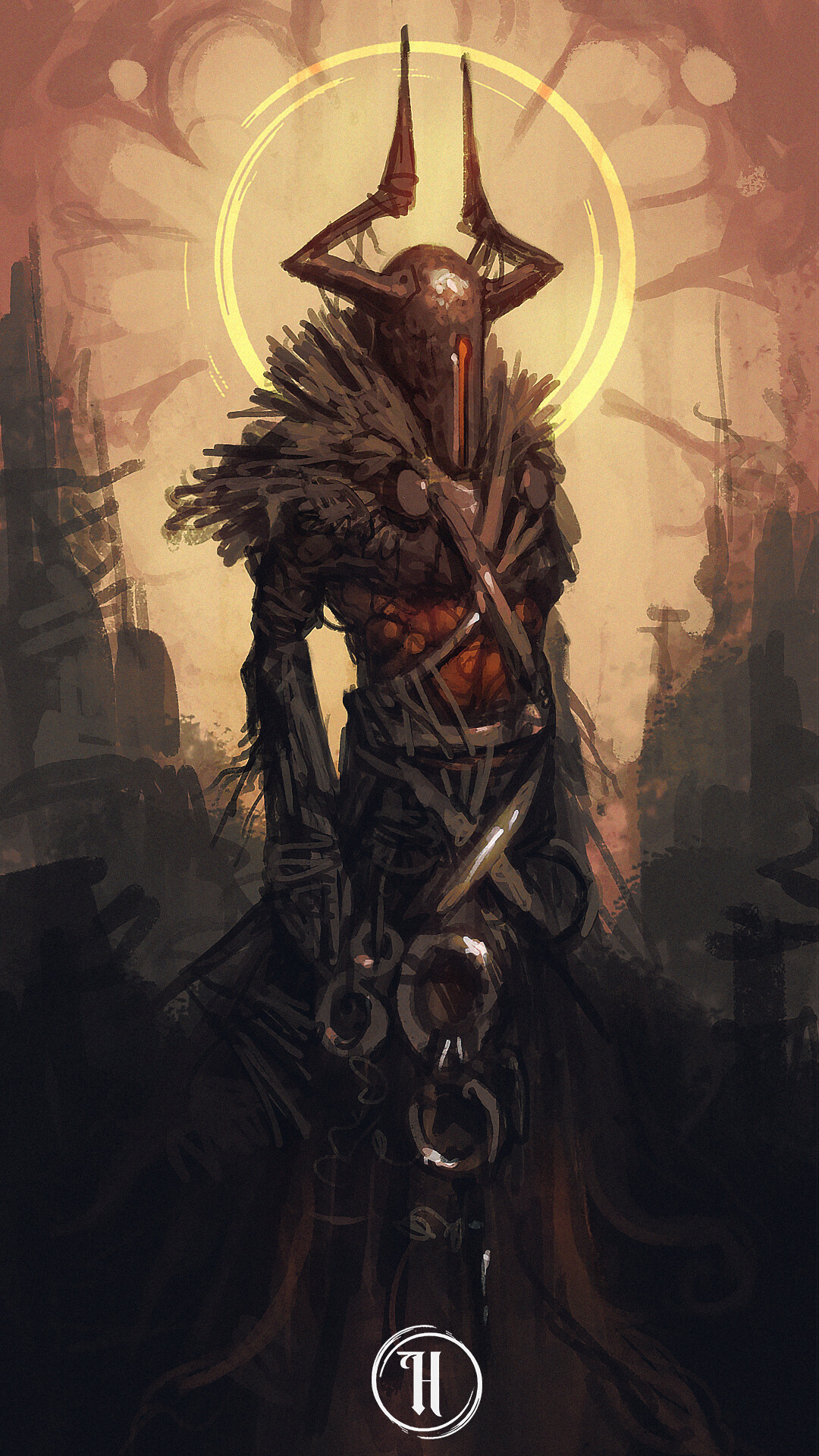 ArtStation - Helion Knight, foot soldier of The Great Forbidden One