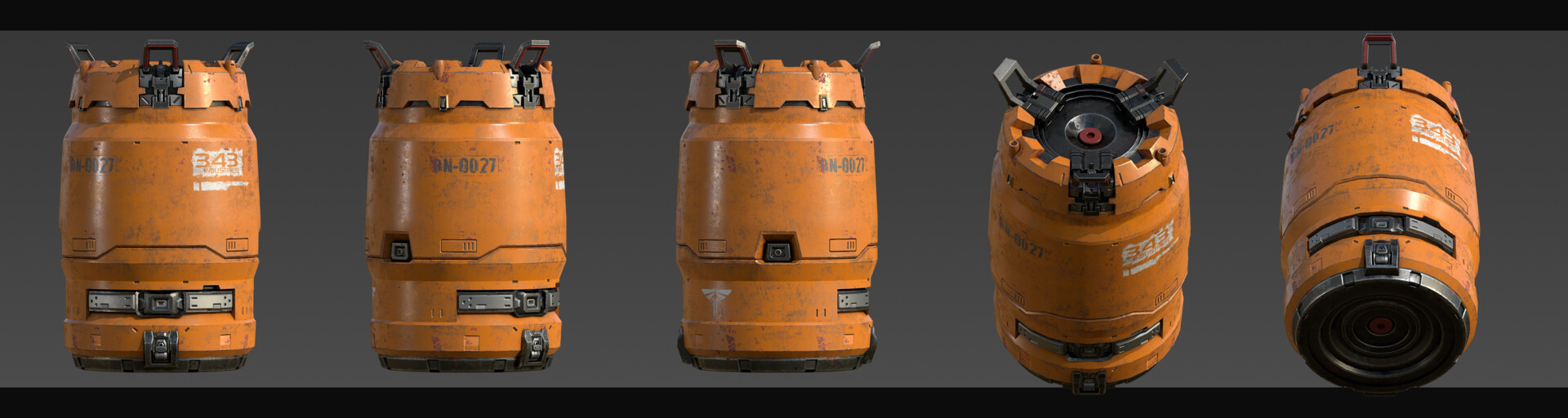 ArtStation - SciFi Barrel