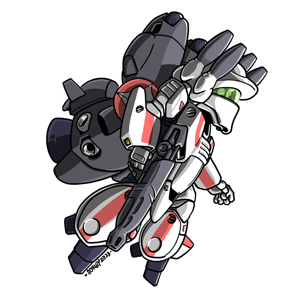 ArtStation - SD VF-1SR (2023)