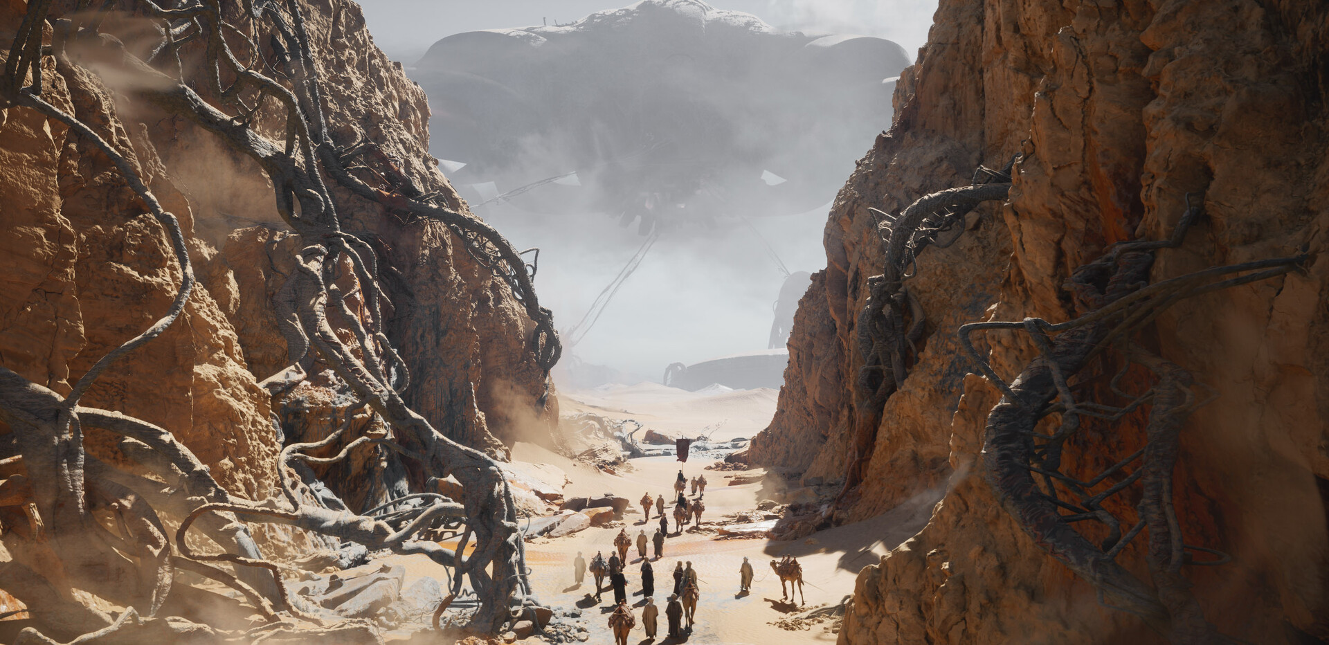 ArtStation - Crossing The Canion