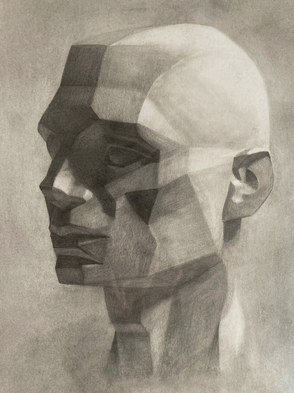 ArtStation - Asaro head value practice