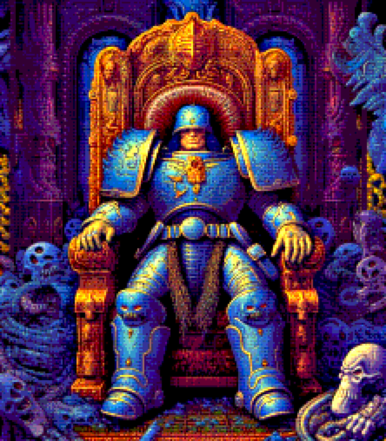 ArtStation - Warhammer-inspired retro pixel art vol. 1