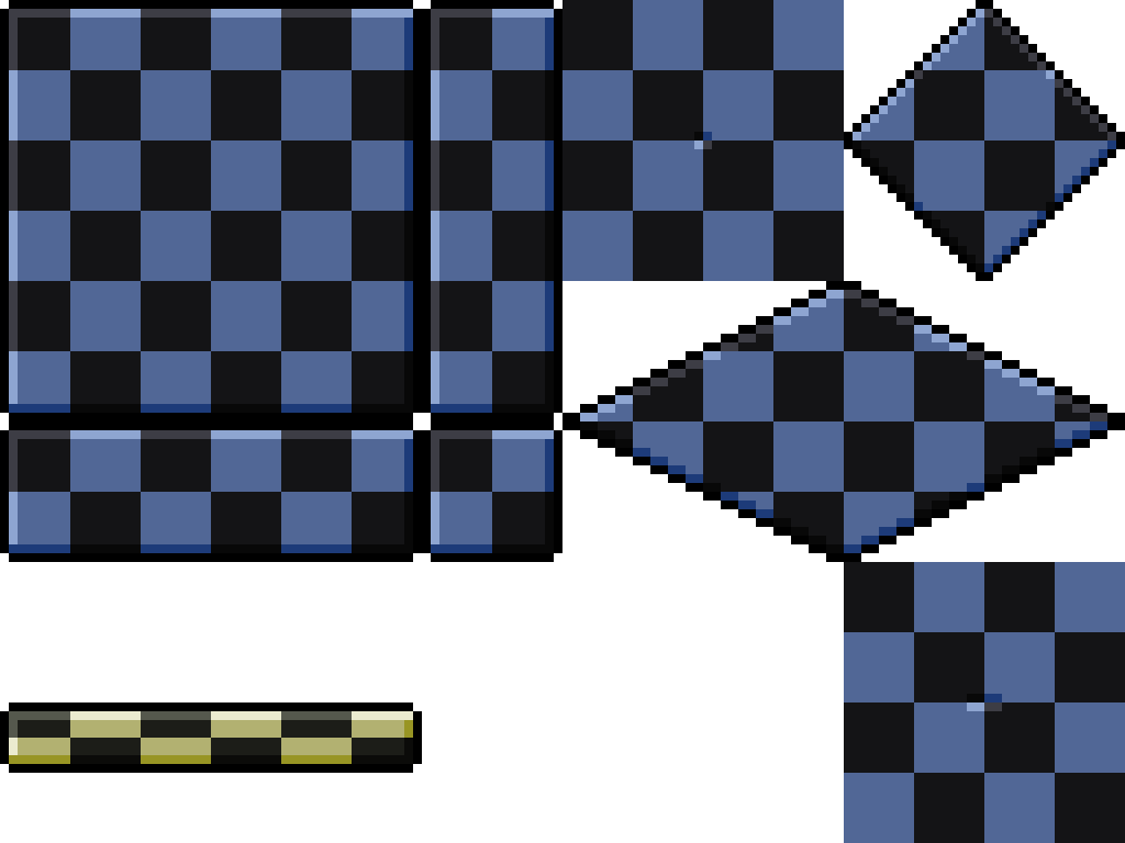 ArtStation - Checkered blocks tile set
