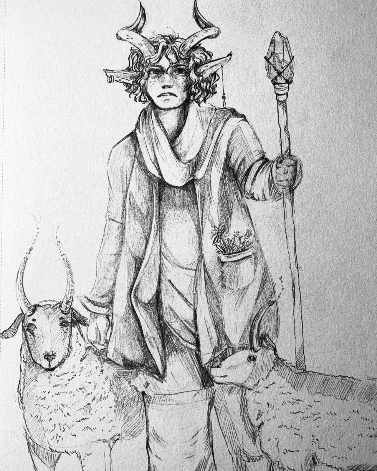ArtStation - fantasy sheepherder
