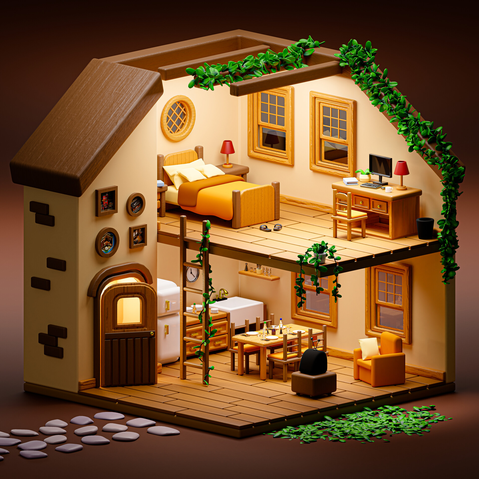 ArtStation - Cozy House