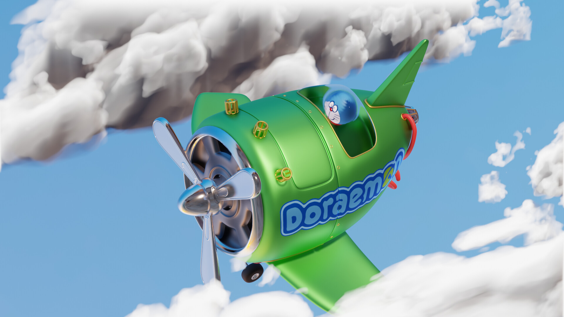 ArtStation - Doraemon Plane