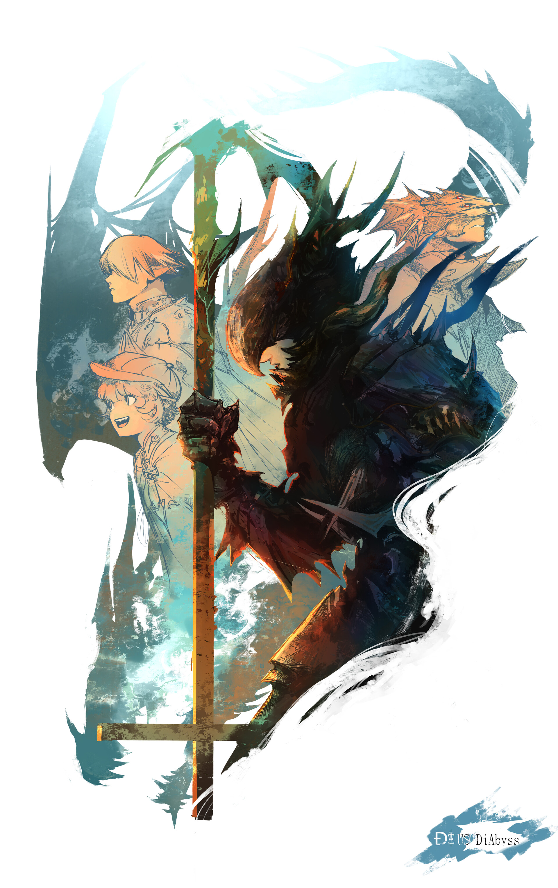 ArtStation - Final Fantasy XIV fanart