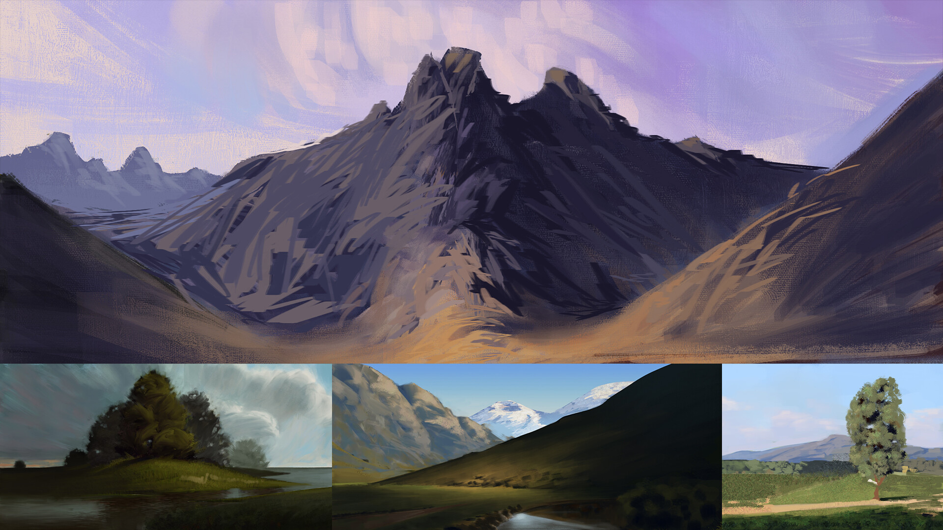 ArtStation - Landscape Color Comps 2