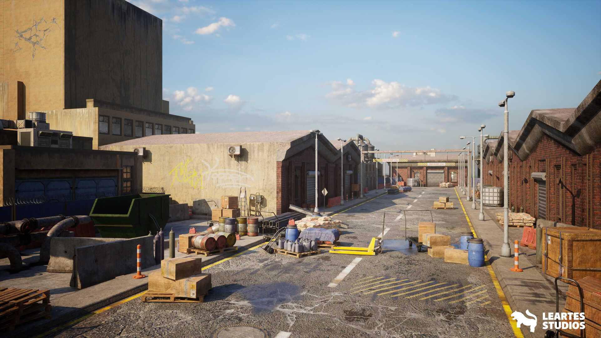 Leartes Studios - Industrial Harbour Environment | UE5
