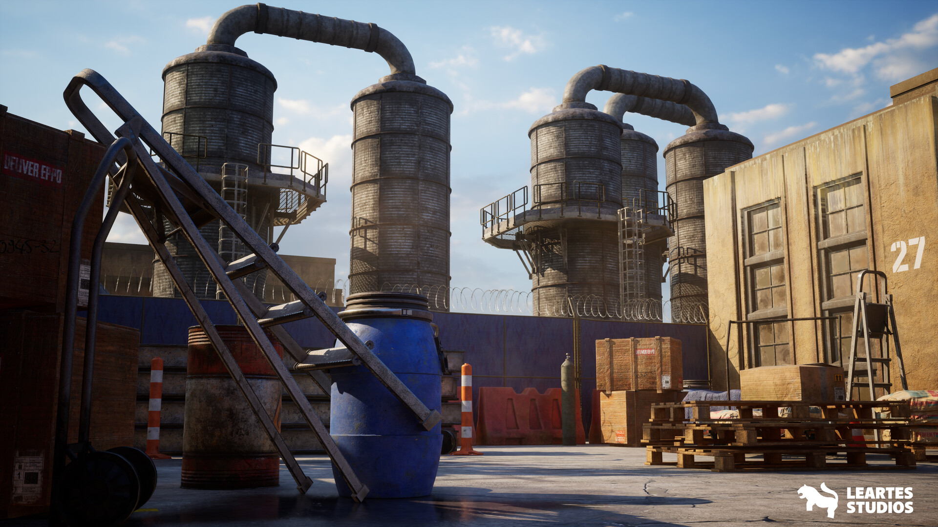 Leartes Studios - Industrial Harbour Environment | UE5
