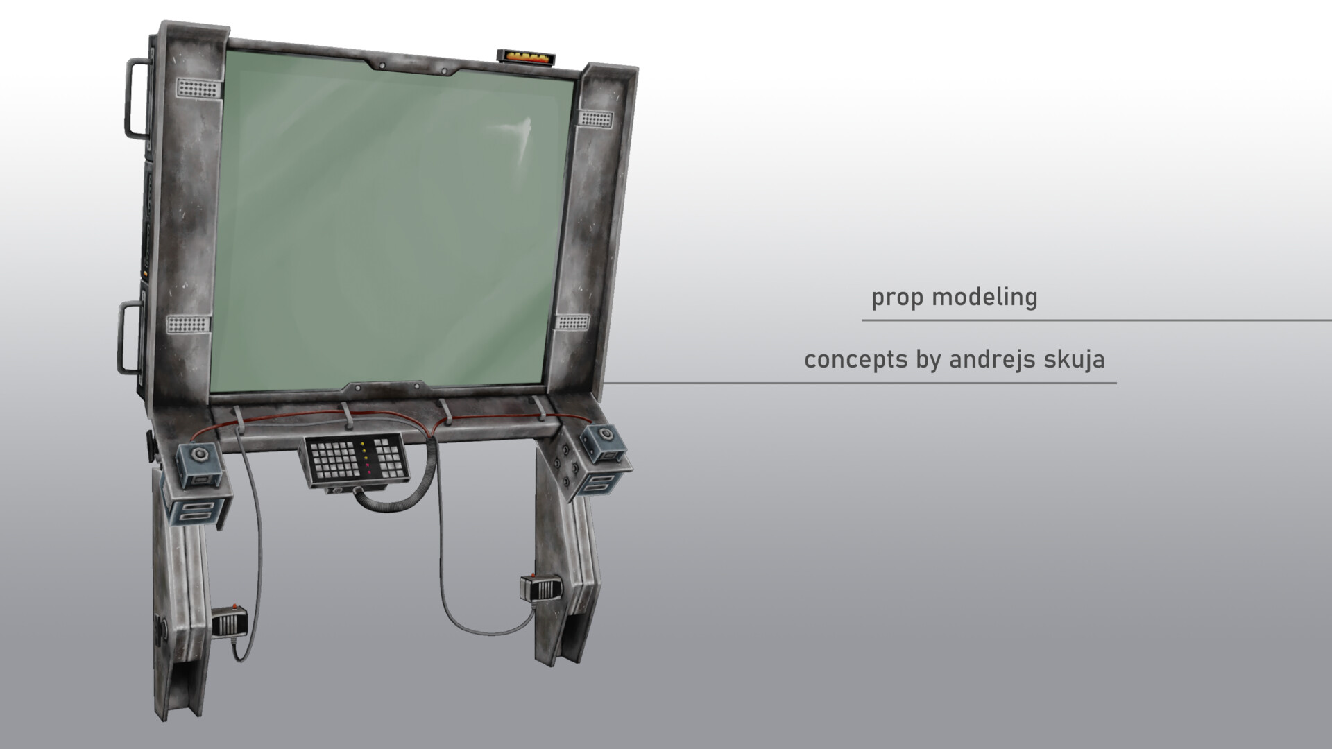 ArtStation - 3D props