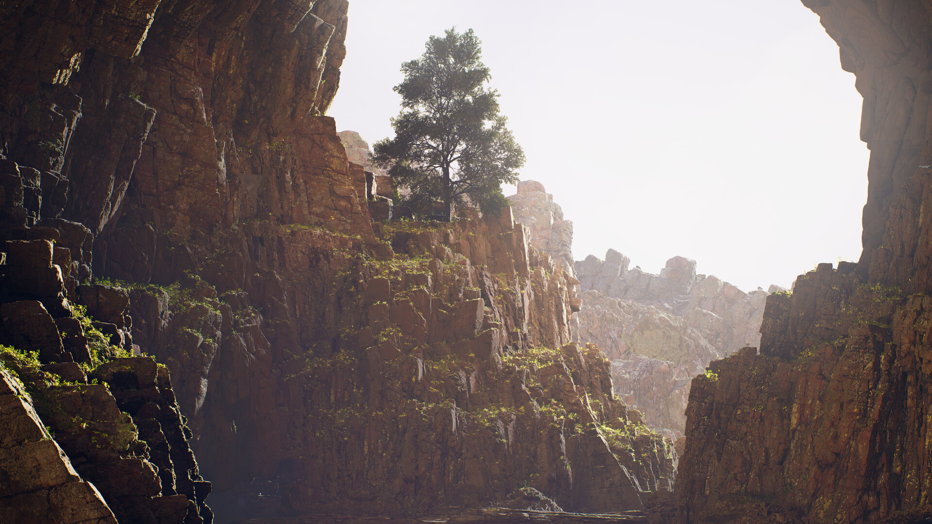 ArtStation - UE5 Cave Cliffs Environment