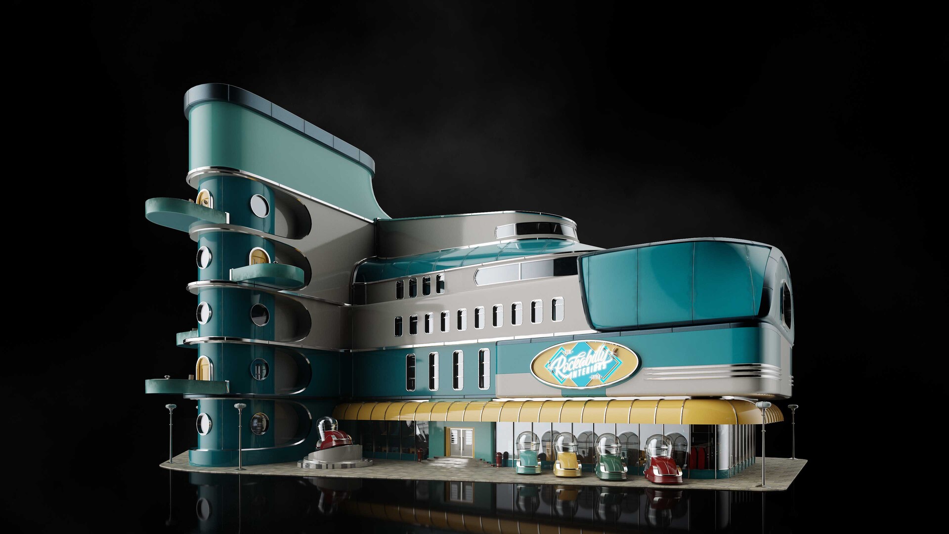 KitBash3D - "AtomPunk" - Premium 3D Models & Materials Kit