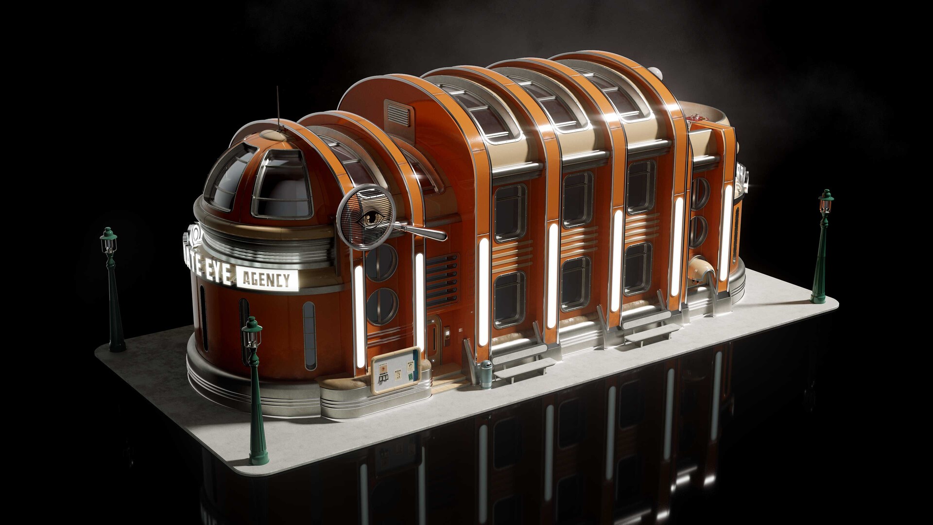 KitBash3D - "AtomPunk" - Premium 3D Models & Materials Kit