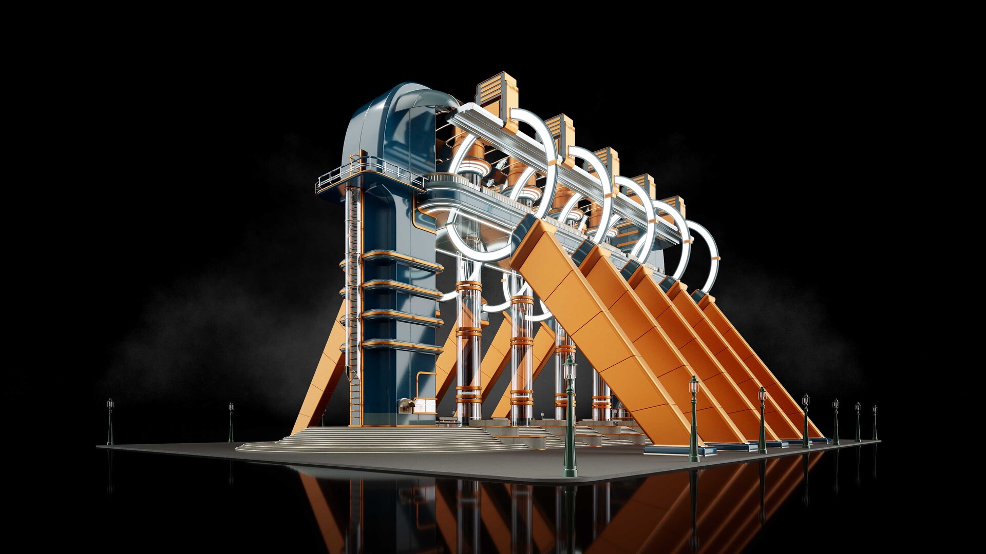 KitBash3D - "AtomPunk" - Premium 3D Models & Materials Kit