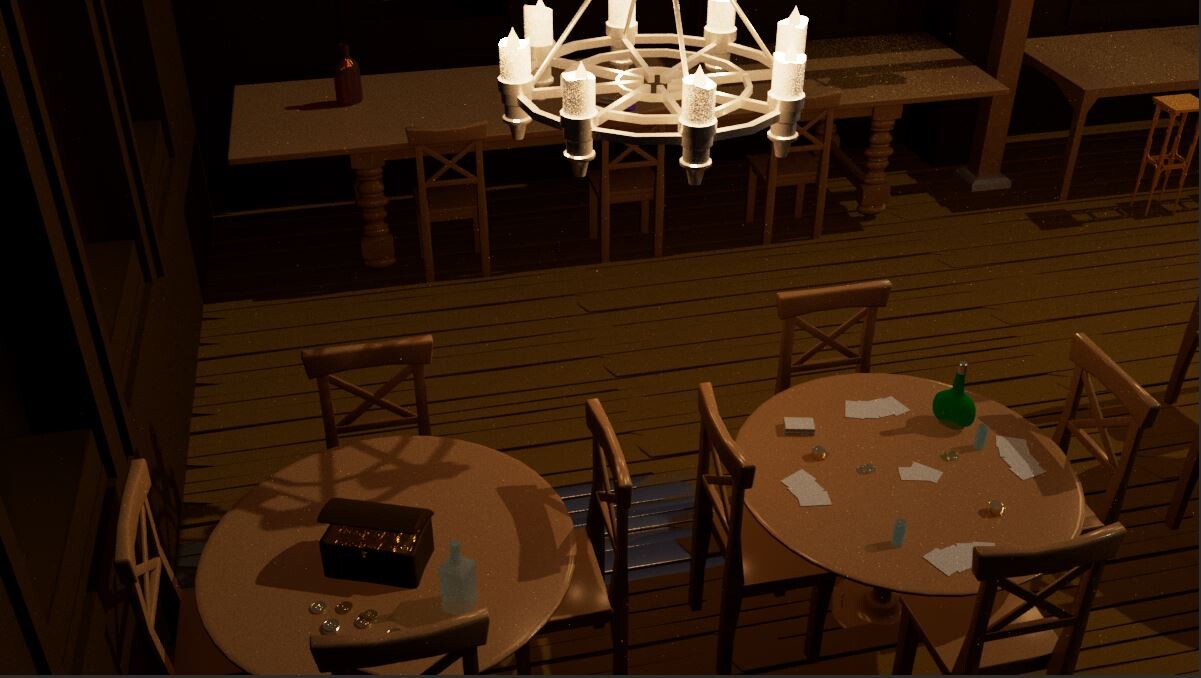 ArtStation - Western Bar Modelling