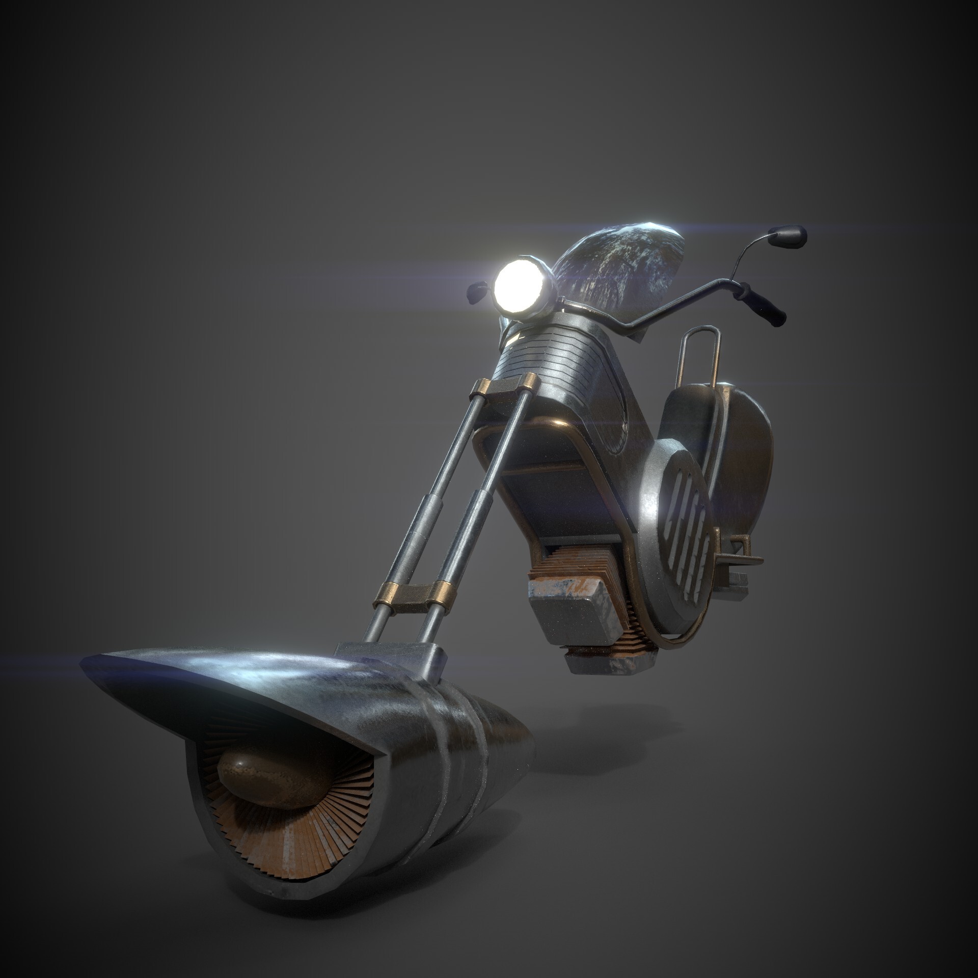 ArtStation - Futuristic Flying Motorbike