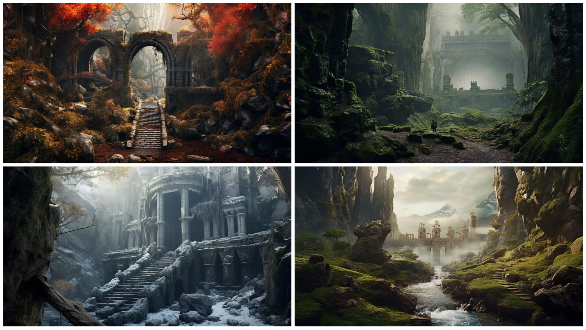 Concept Art - +320 Fantasy Environment Reference Images (4k) | Vol_35