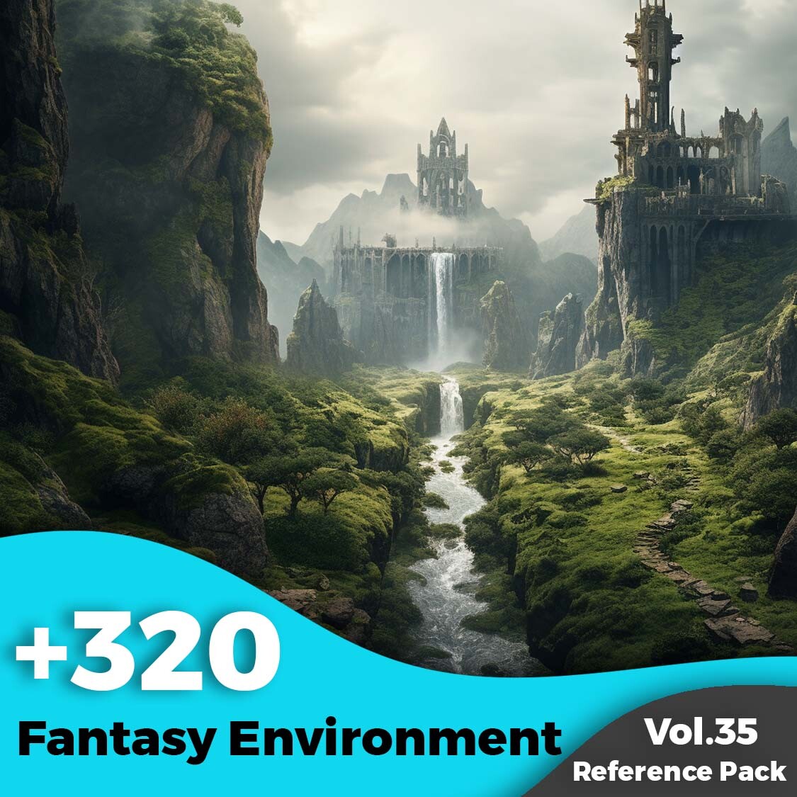 Concept Art - +320 Fantasy Environment Reference Images (4k) | Vol_35