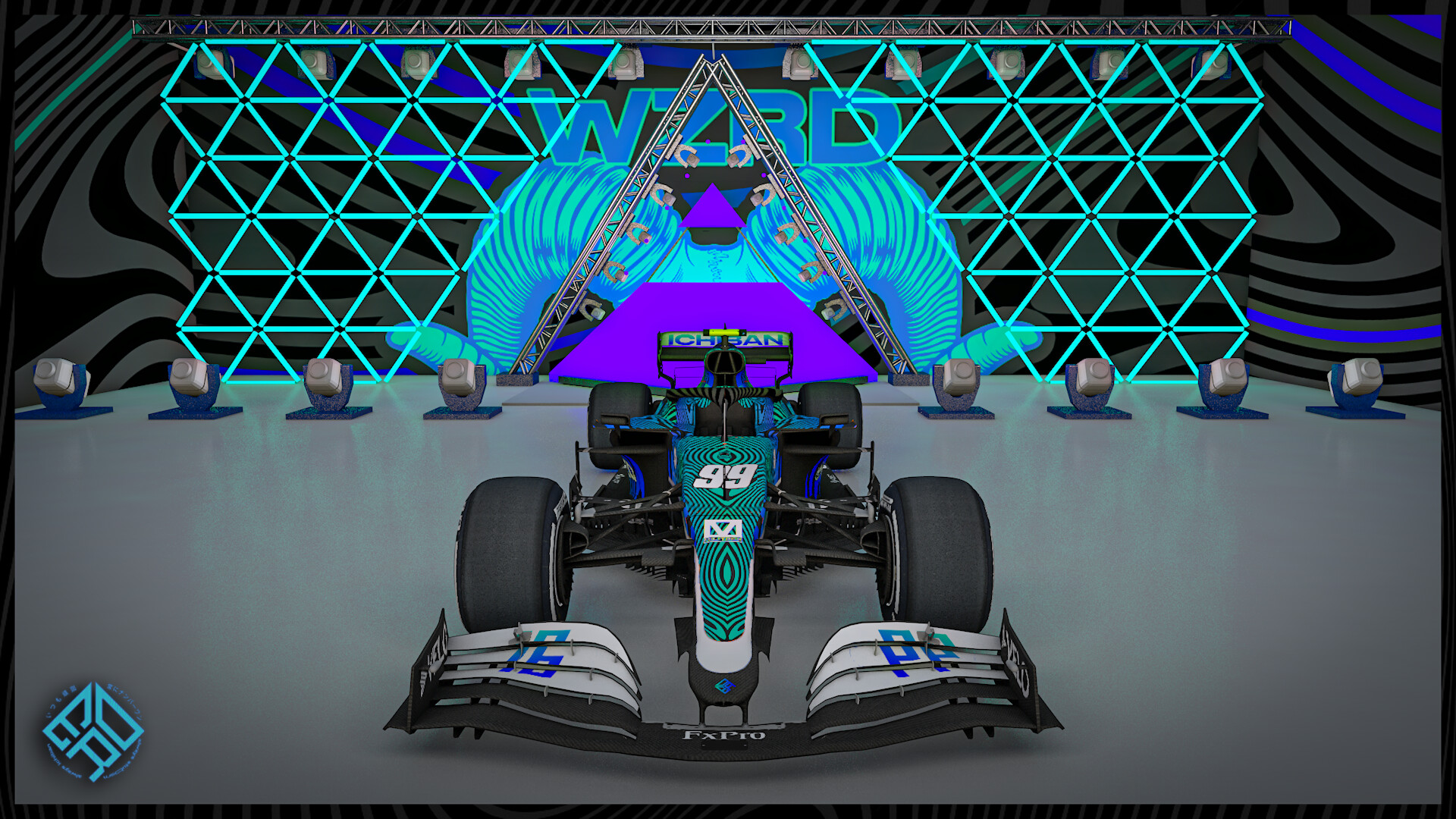 ArtStation - ERO X Cyberpunk F1 Livery