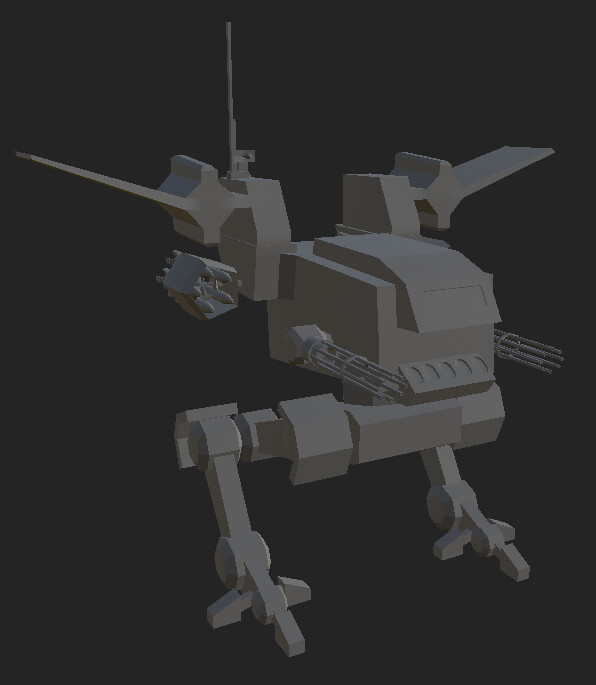 ArtStation - Beginner Mech