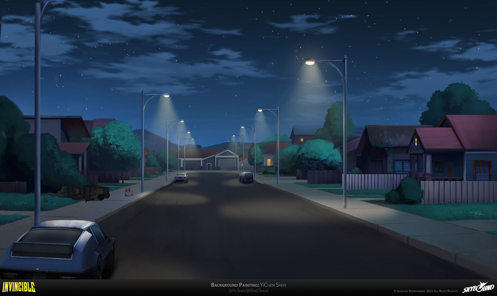 YiChen Shen - Invincible S2 Atom Eve Special Background Paint