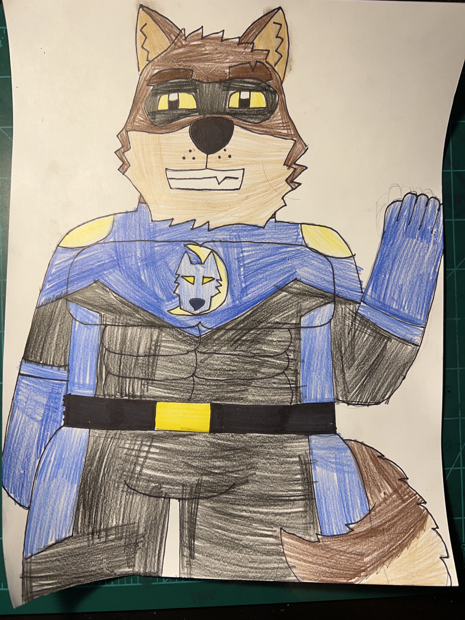 ArtStation - Wolf Superhero