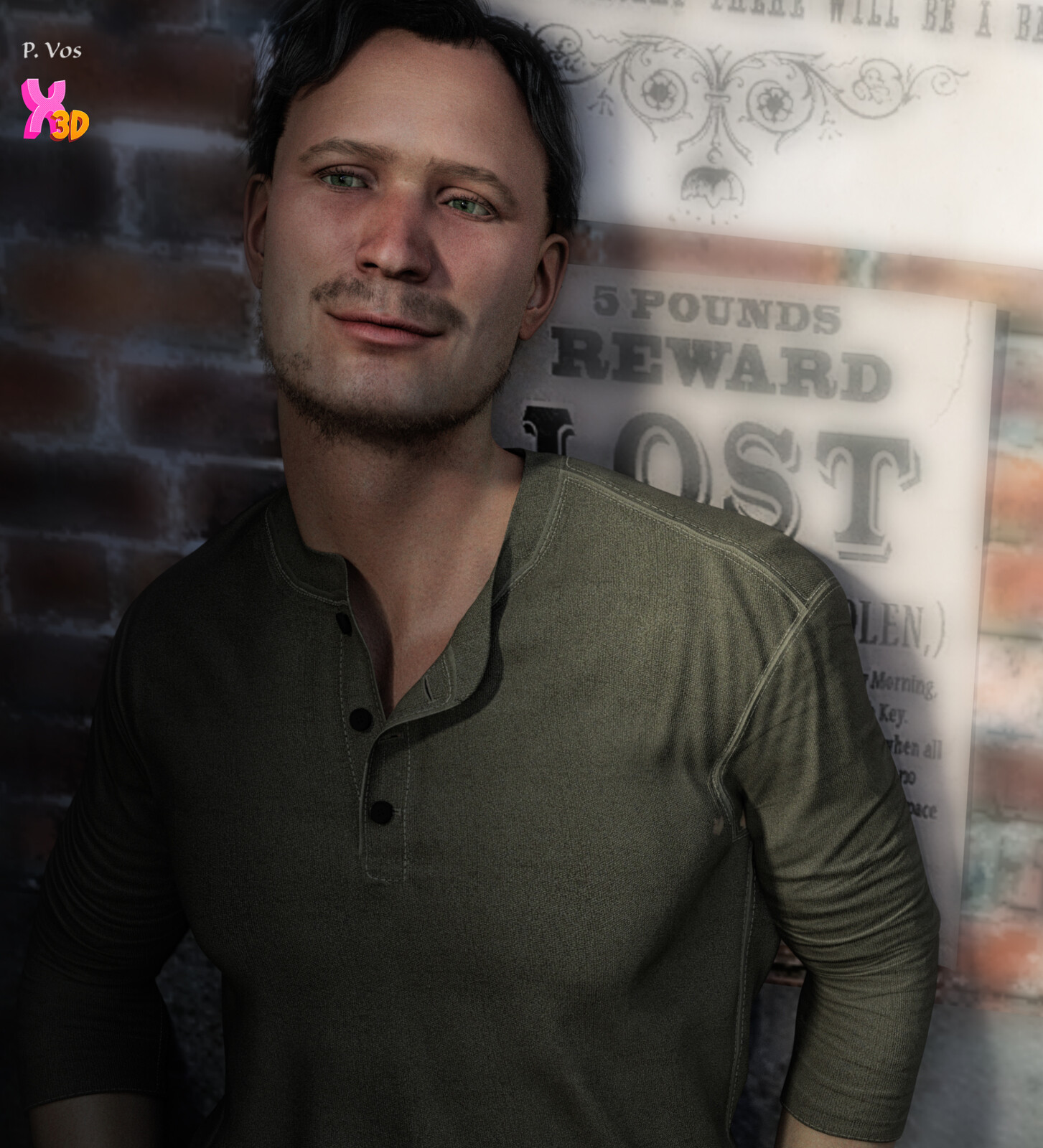 Xtreme3D Studio - CGI Larry for G8M by ColorGaleria