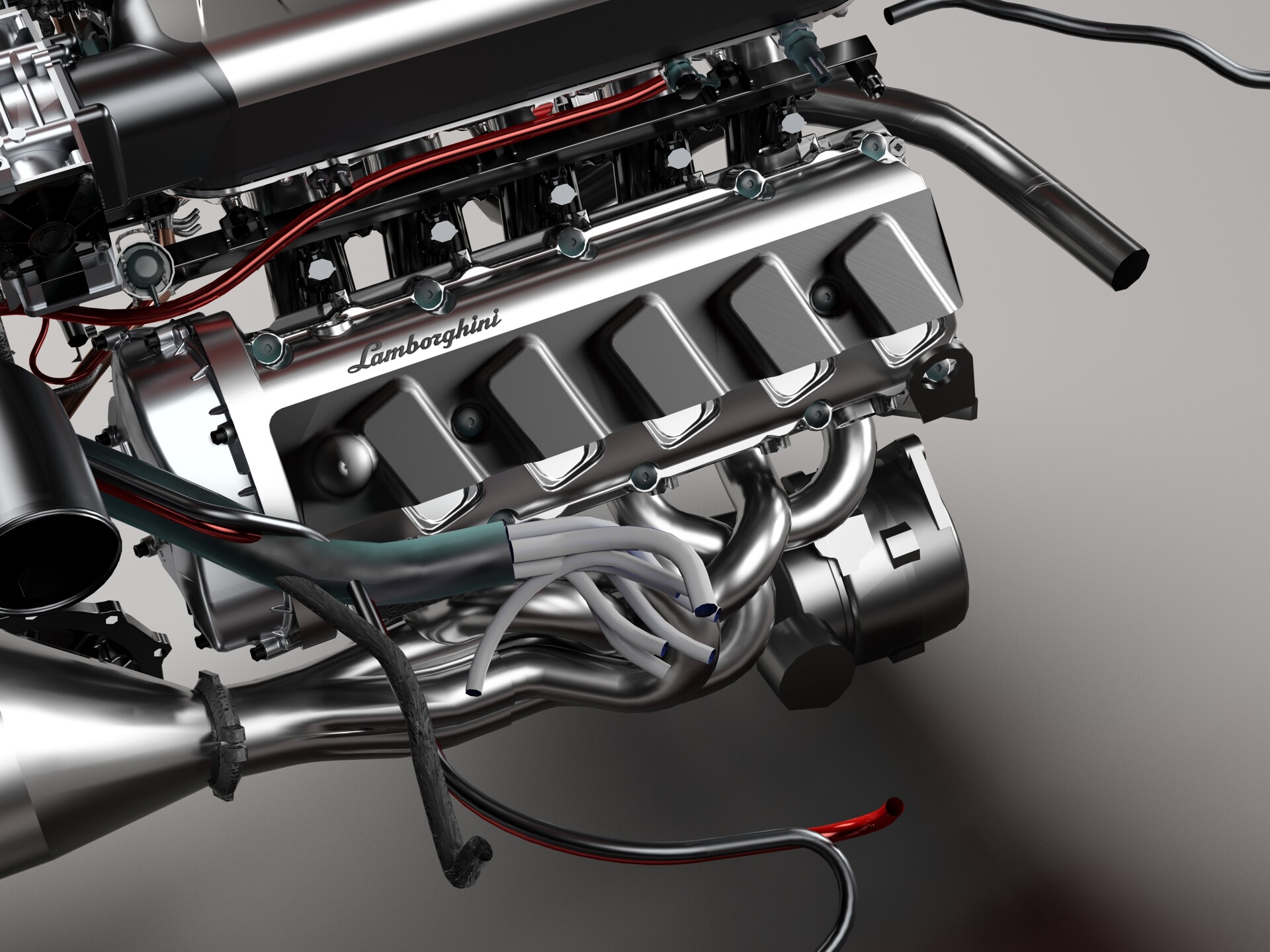 Lamborghini Engine Wallpaper