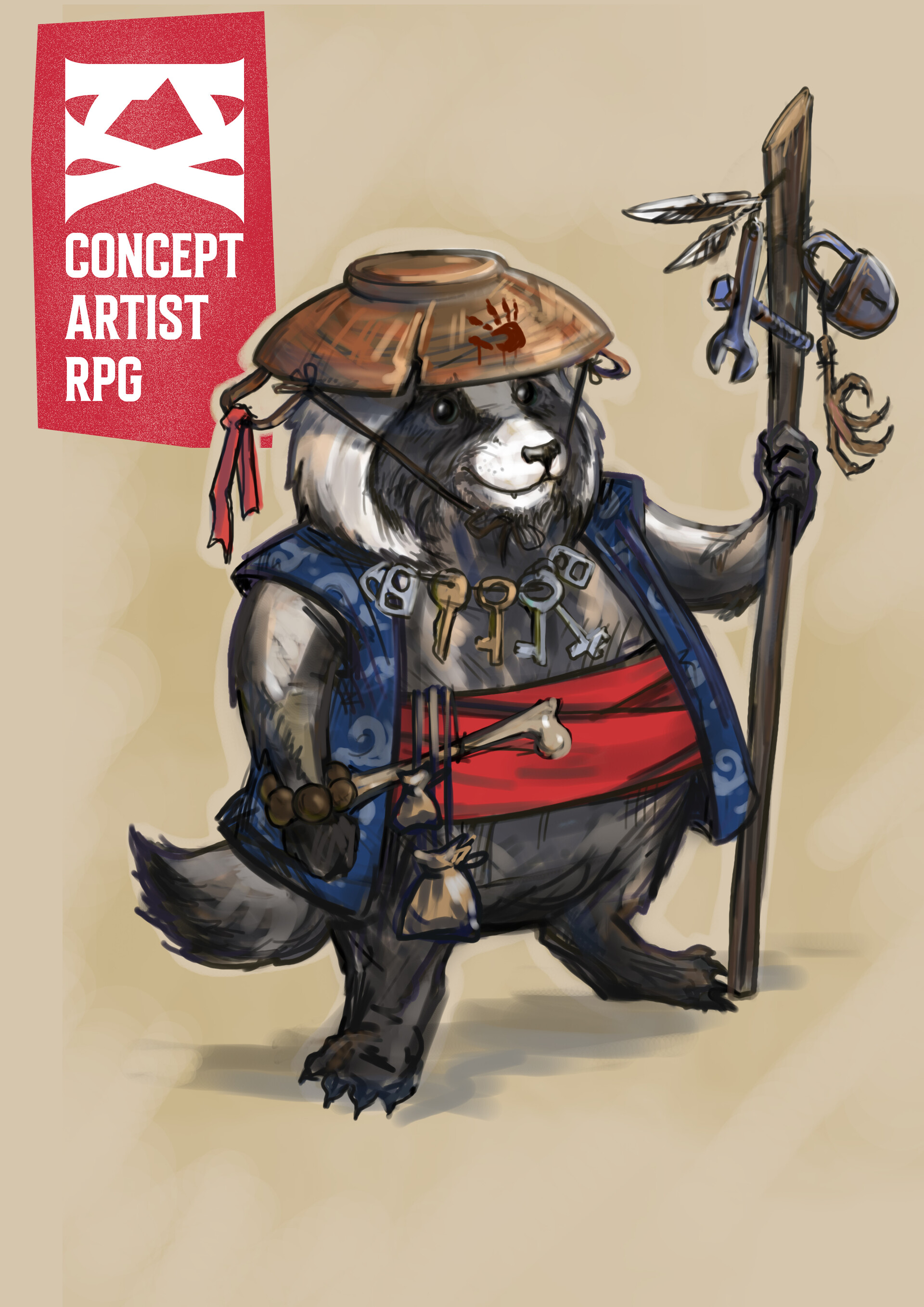 ArtStation - the Main Hero - Tanuki Shaman