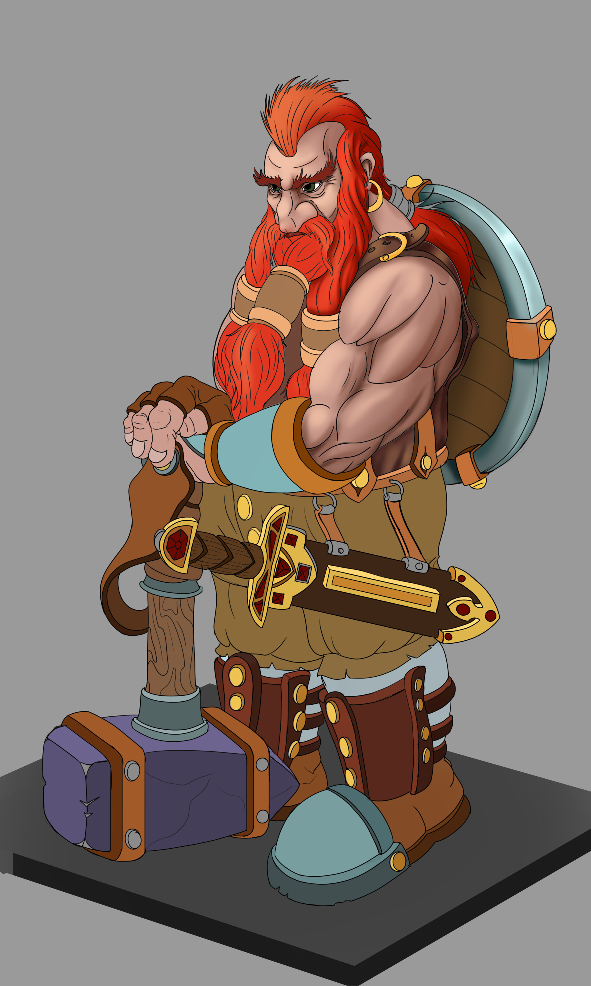 ArtStation - dwarf (in work)