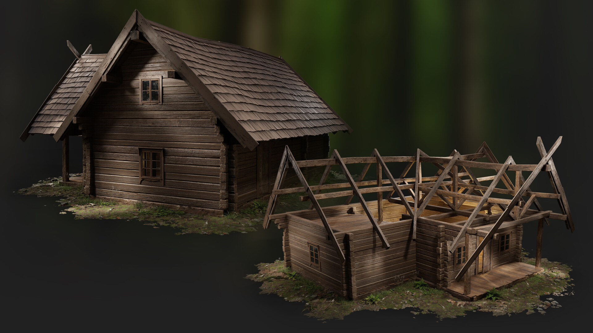 Dragos Casian - Log cabins building set