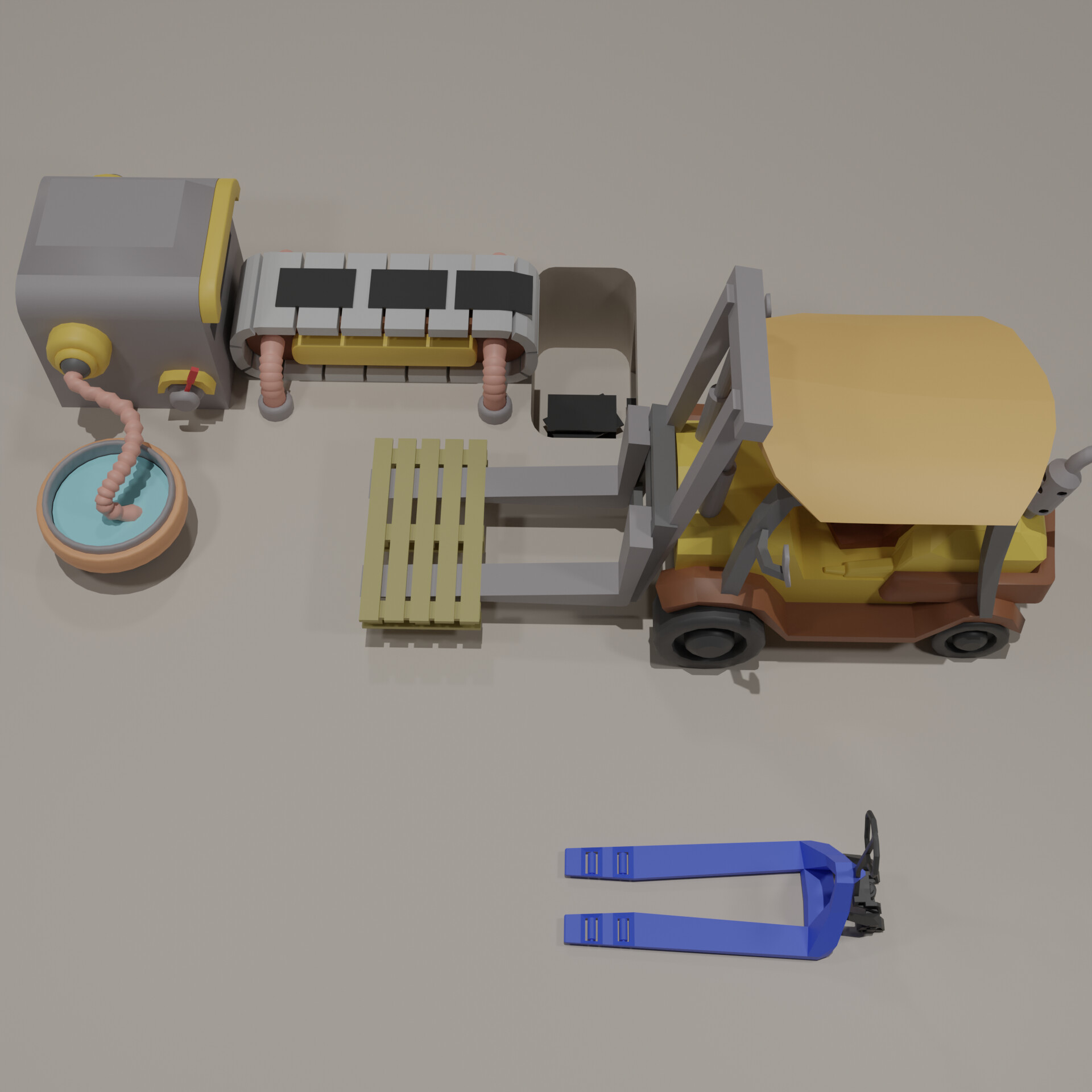 ArtStation - Low-Poly Factory