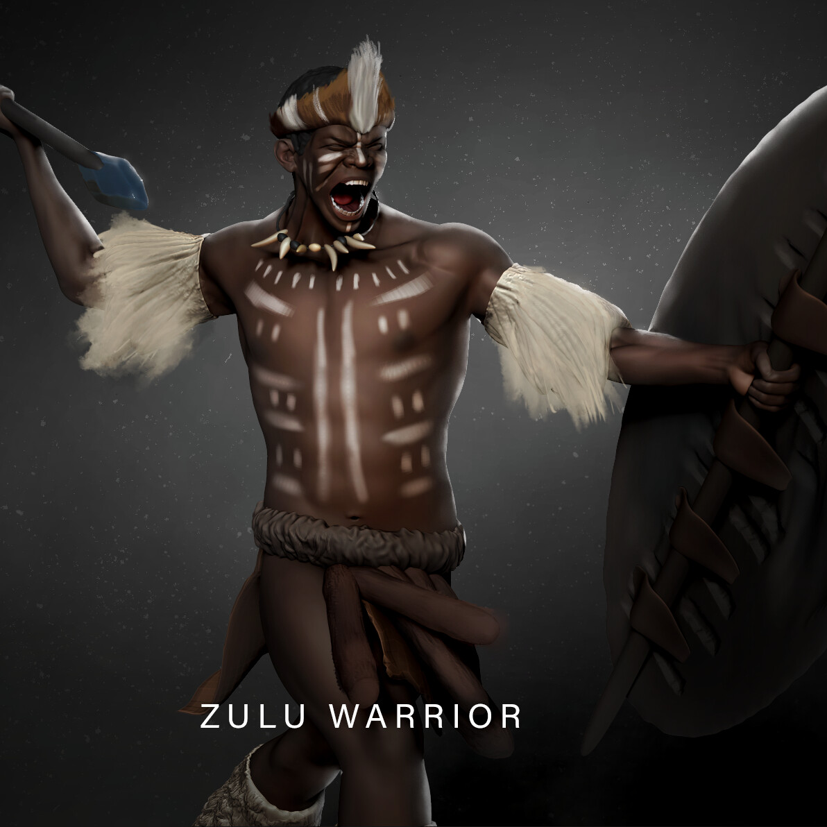ArtStation - Zulu Warrior