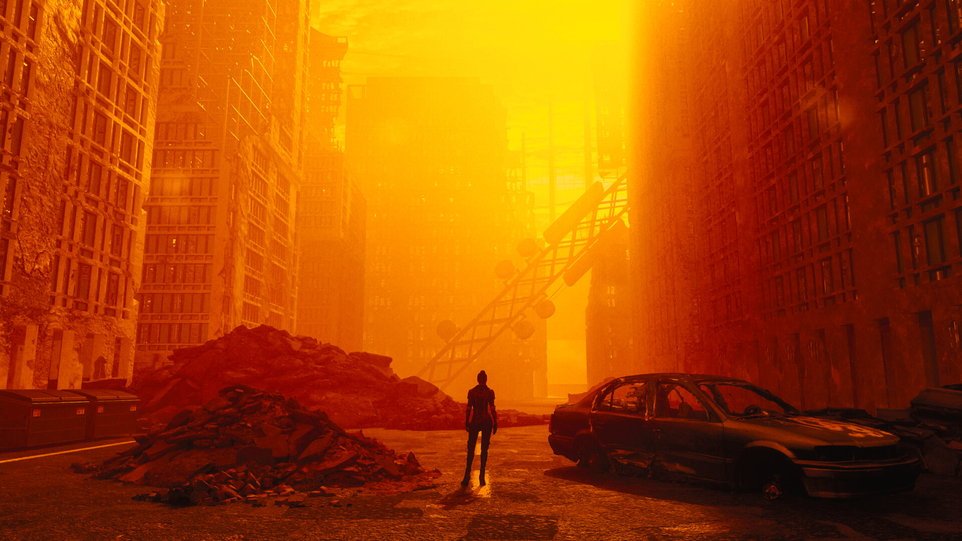 ArtStation - Destroyed City