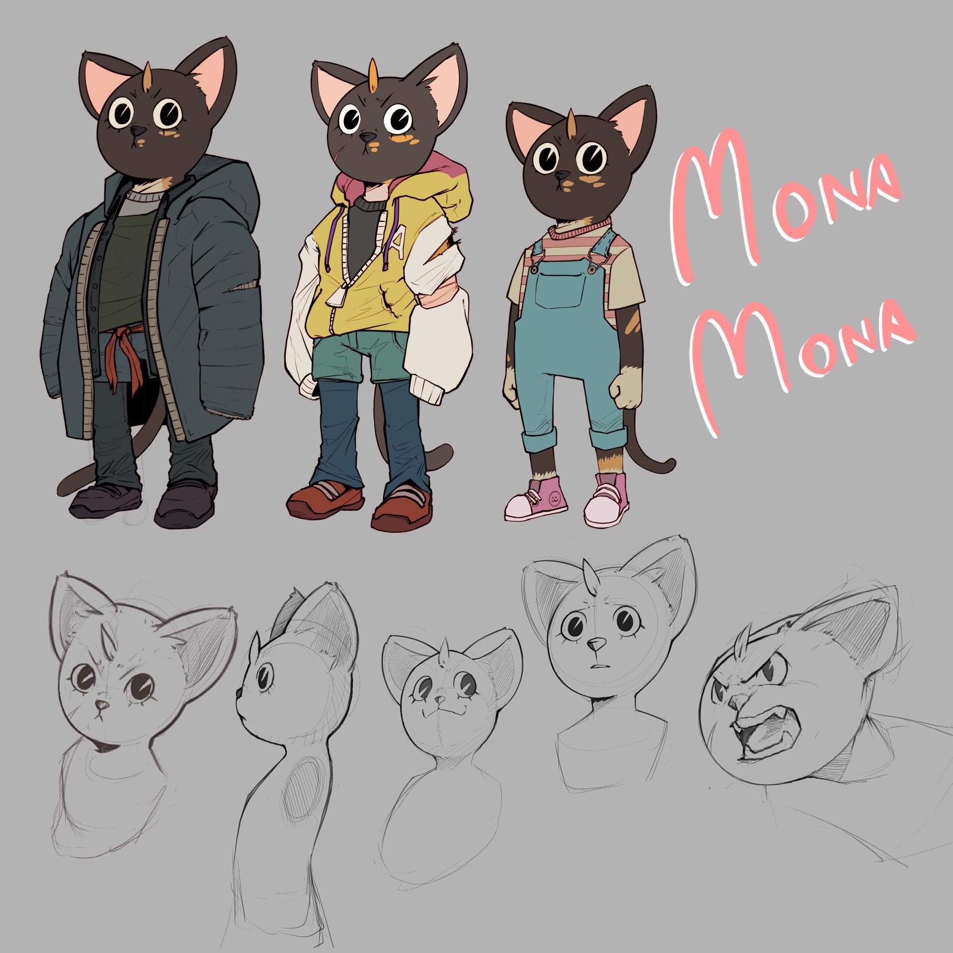 ArtStation - Mona Character concept