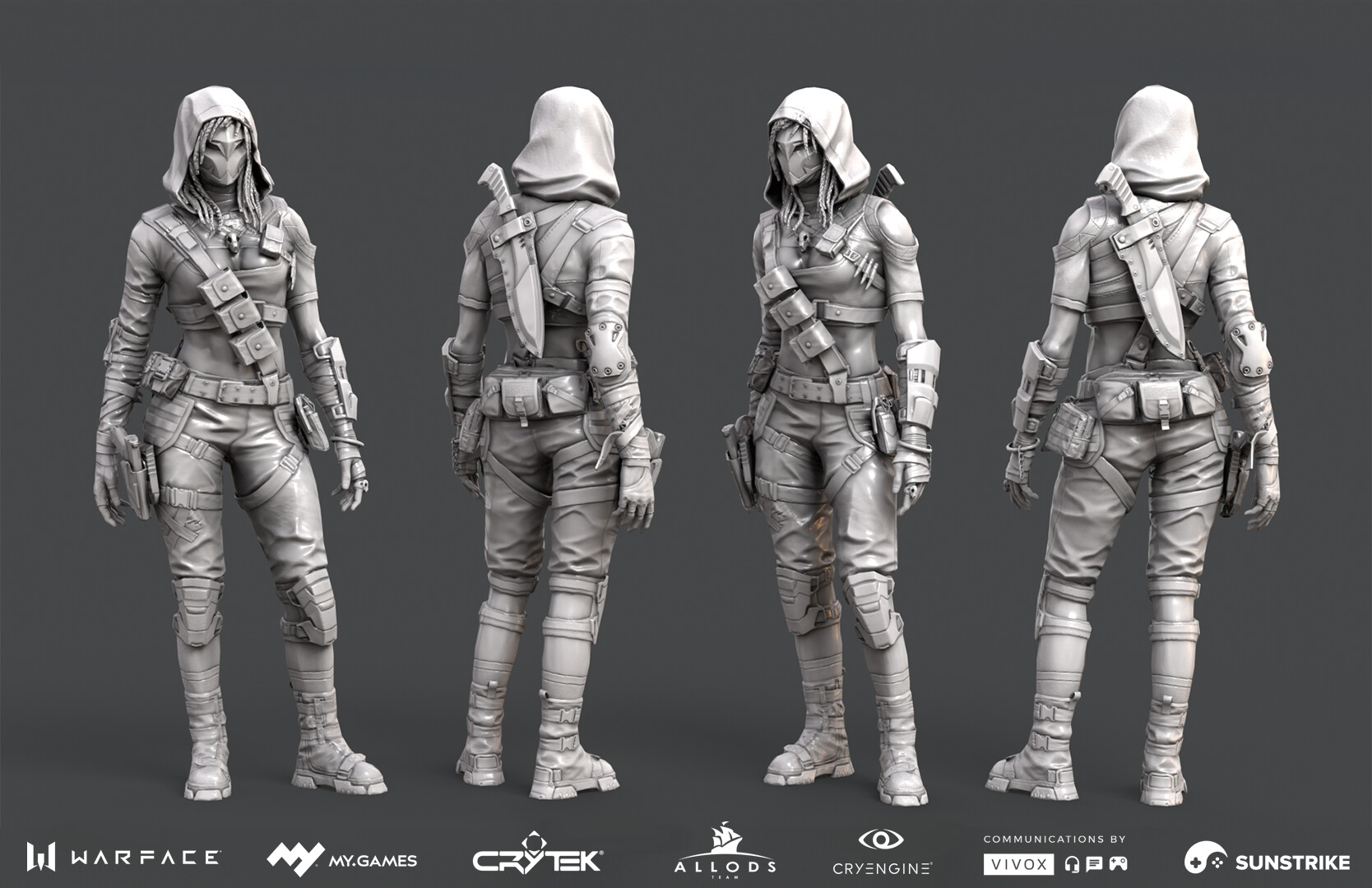 Warface Female Soldier Design