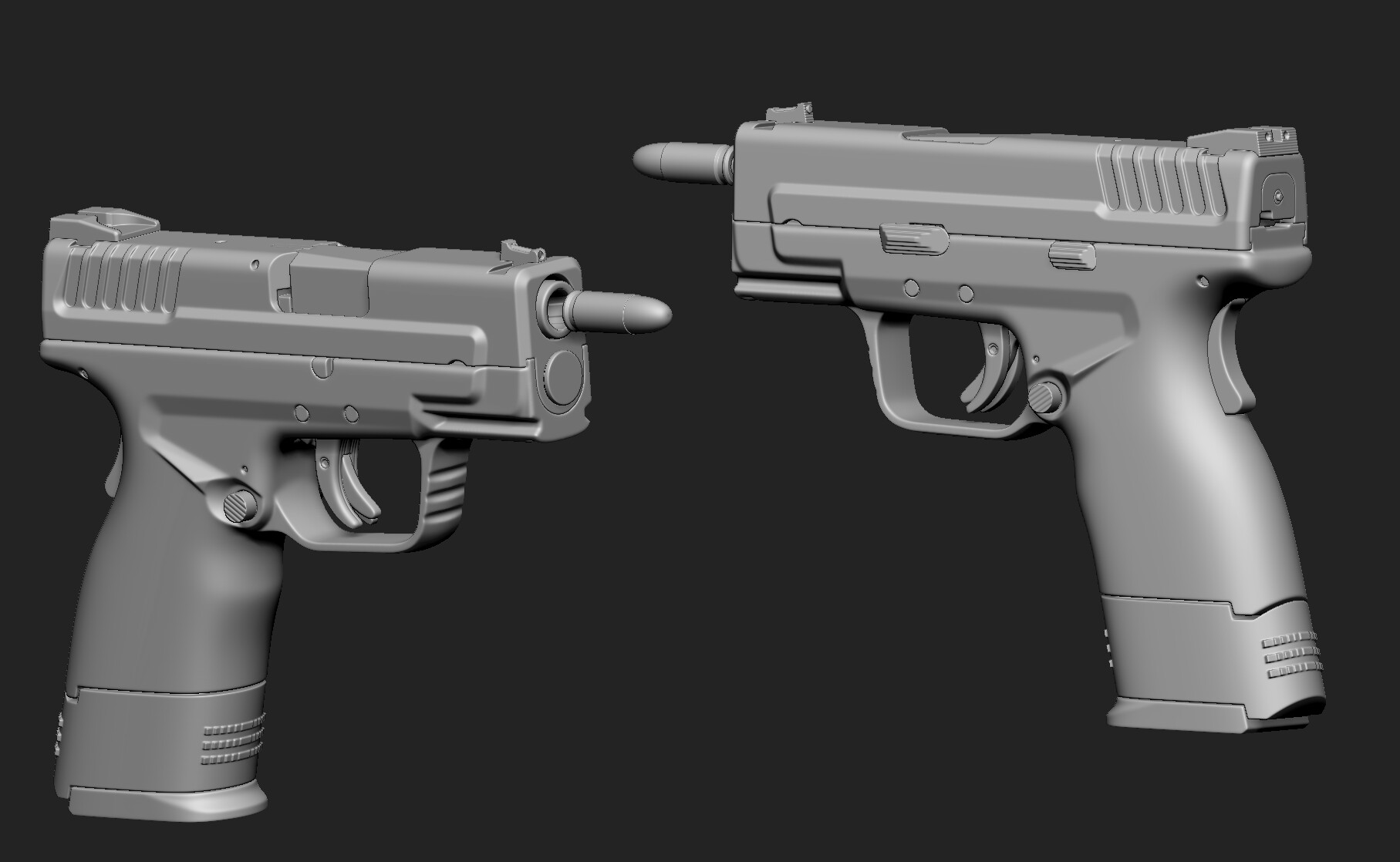 ArtStation - WIP Springfield XD - Eugene Petrov's course