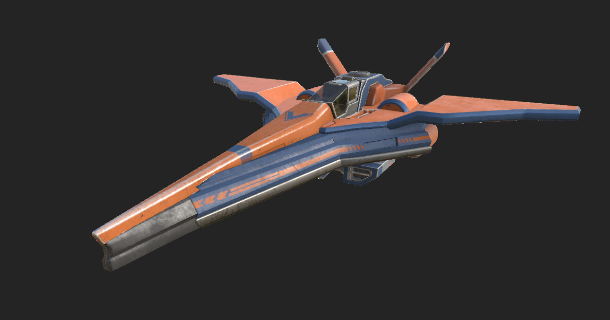 ArtStation - Space Fighter Ship (Screen shots & WIP)