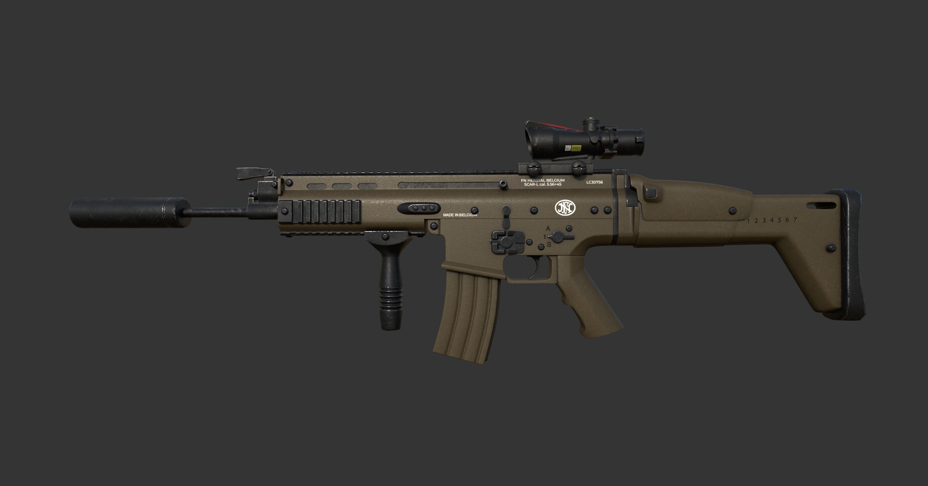 ArtStation - FN SCAR-L