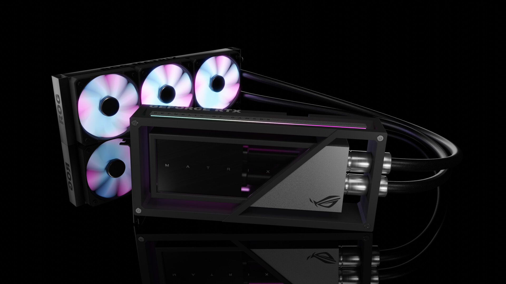 ArtStation - 4090 rog matrix commercial style art